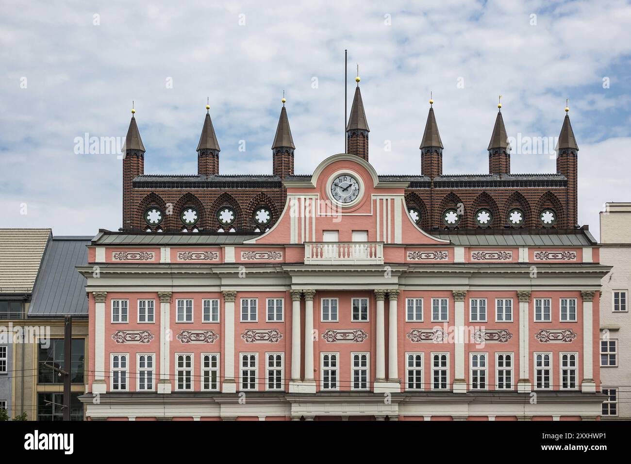 The town hall in the Hanseatic city of Rostock Stock Photo - Alamy