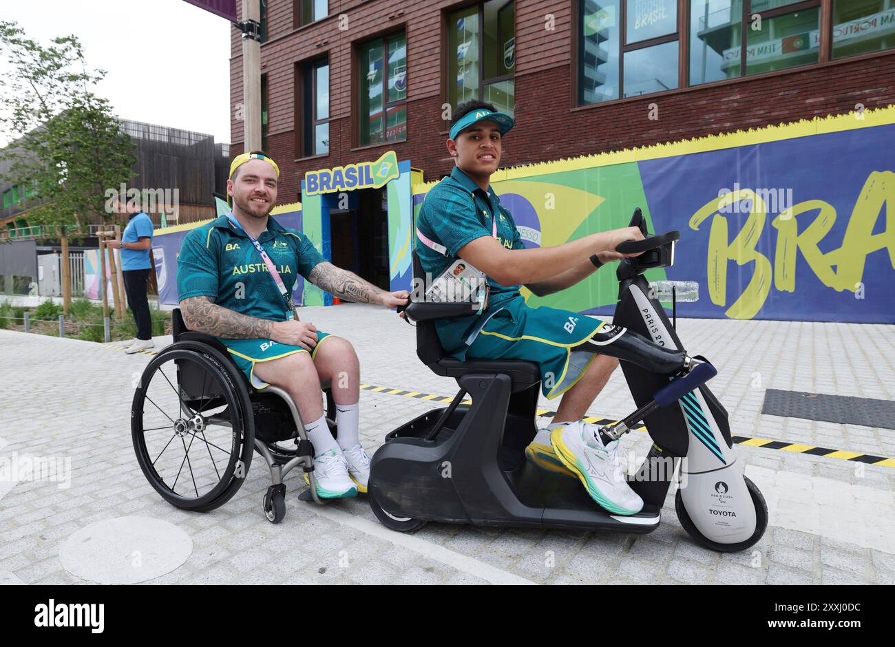 The athlete village of Paris Paralympics is opened to the press in ...