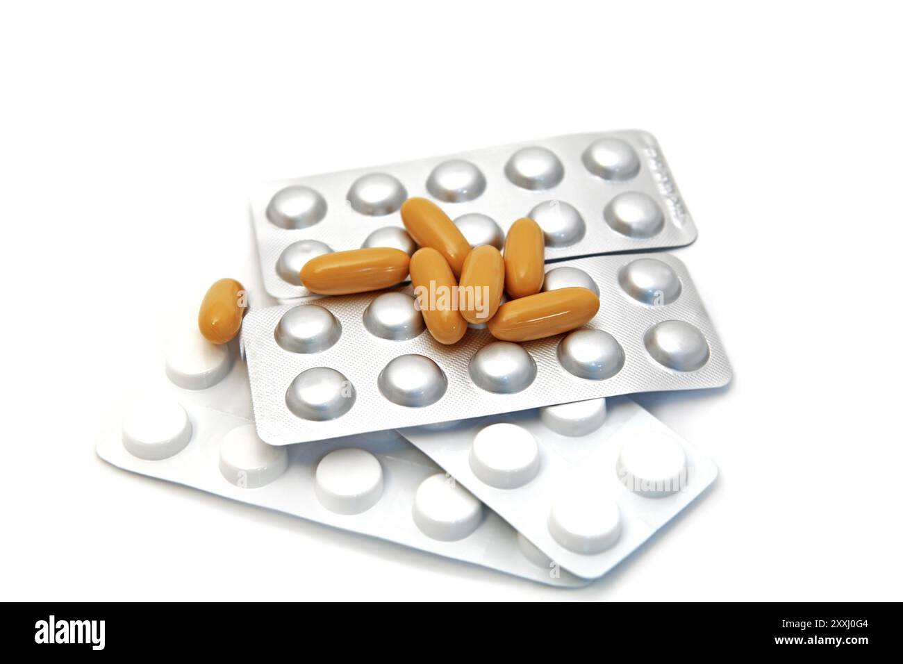 Pill on different Cut Out Stock Images & Pictures - Alamy