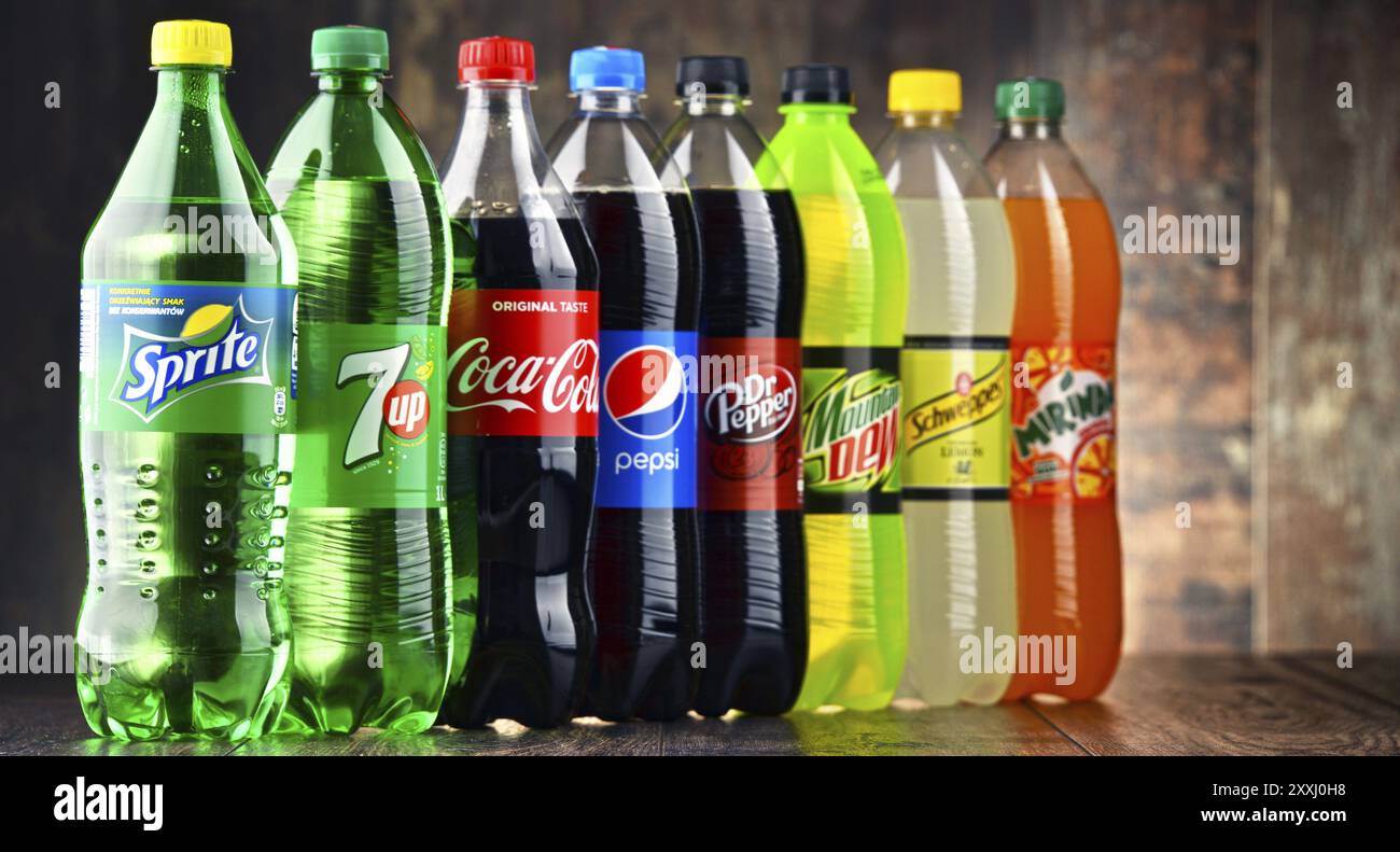 Global soft drink market is dominated by brands of few multinational ...