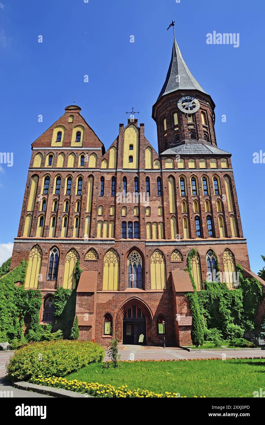Koenigsberg Cathedral, Gothic temple of the 14th century. The symbol of ...