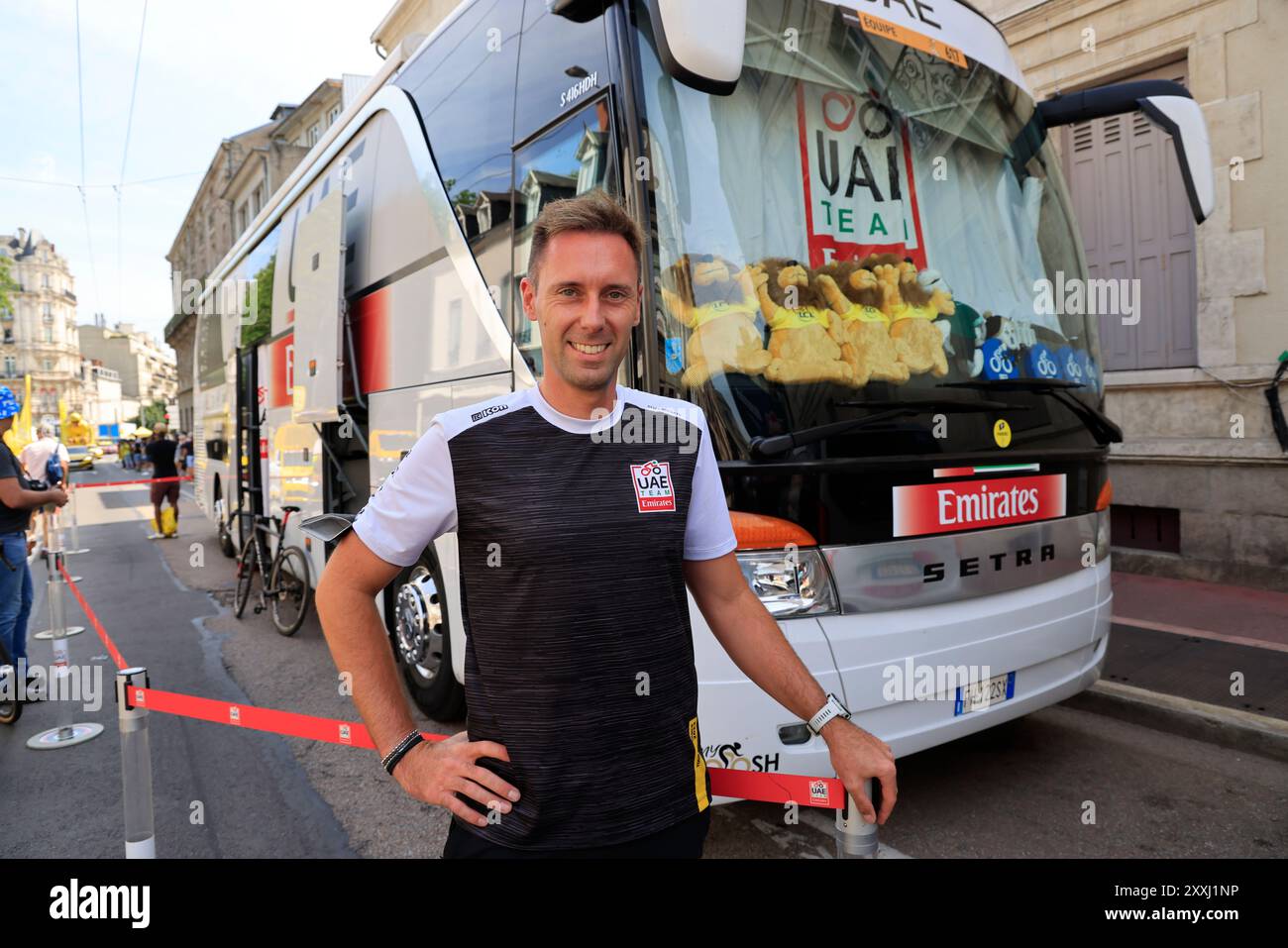 Bus of tadej pogacar and uae team emirates hi-res stock photography and ...