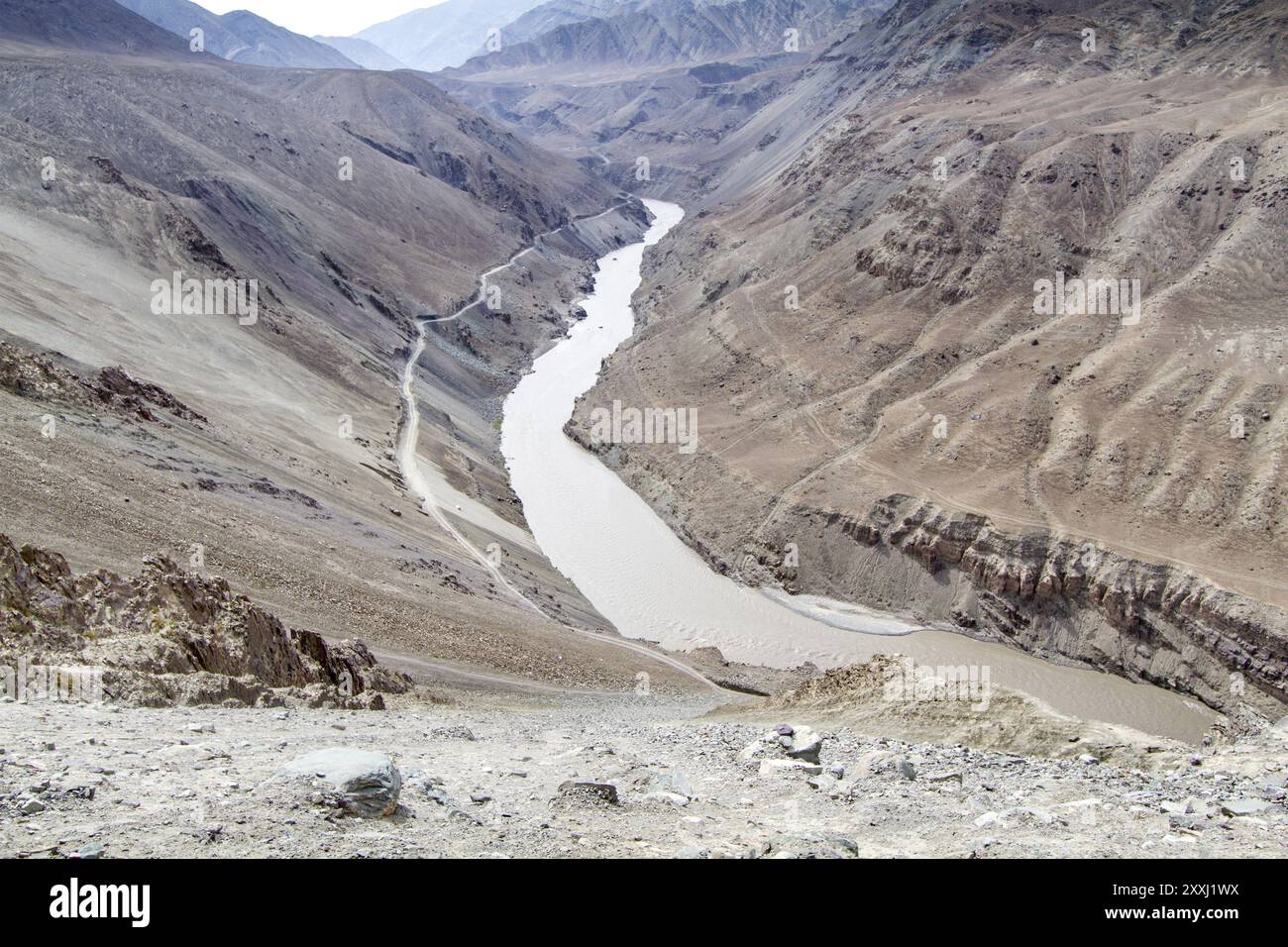 The Zanskar River in Ladakh, northern India Stock Photo - Alamy