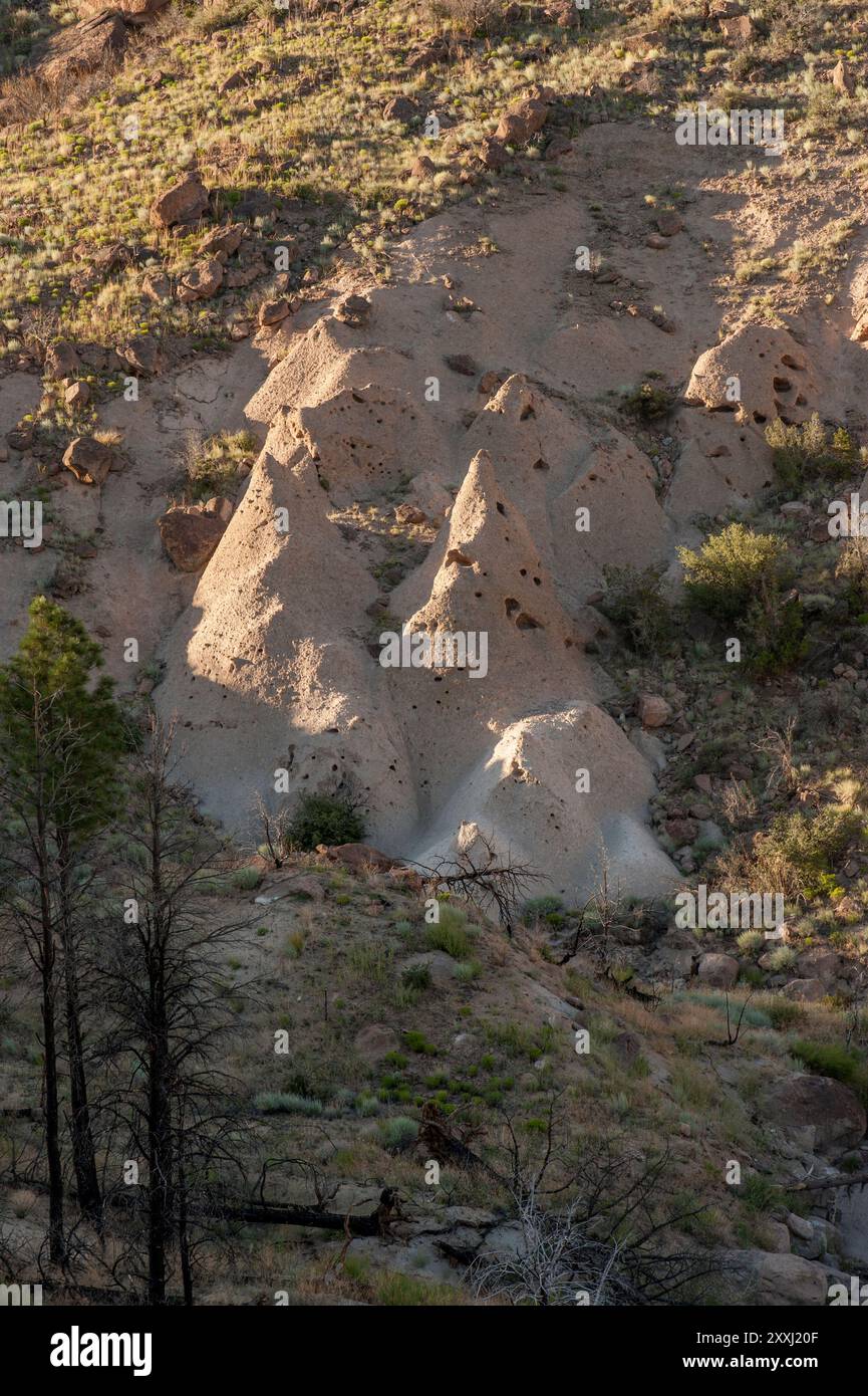 Tent rocks in the Santa Fe National Forest, near the national monument ...