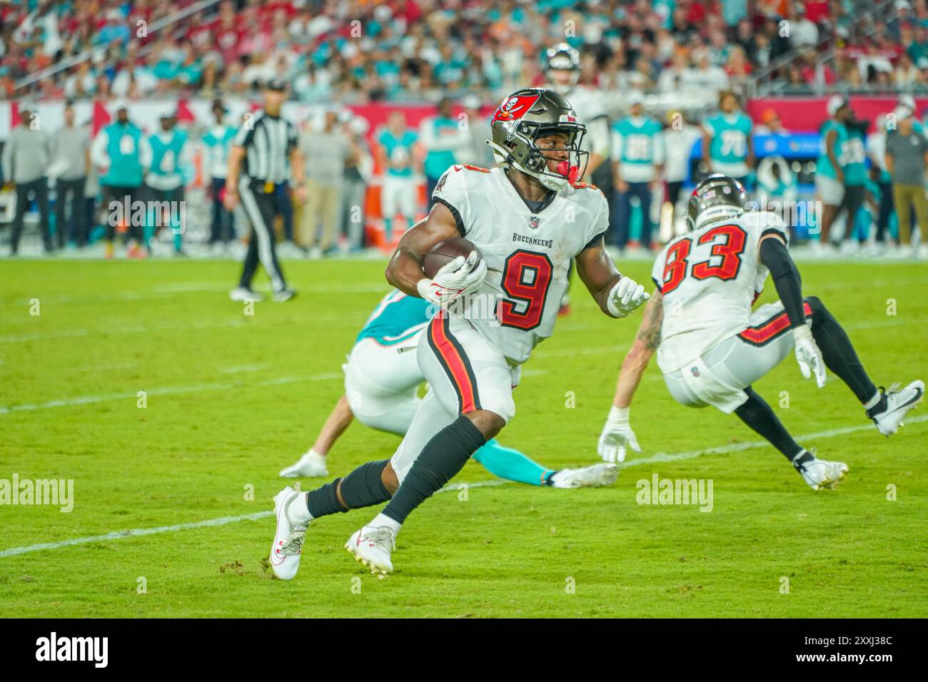 Tampa Bay, Florida, USA, August 33, 2024, Tampa Bay Buccaneers player ...