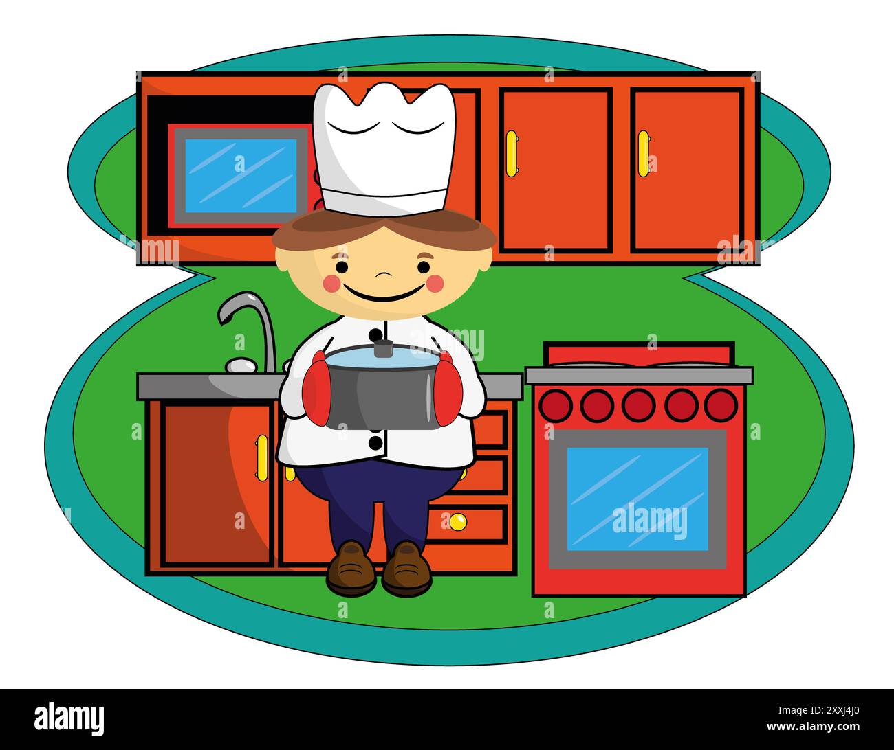 Chef vector hi-res stock photography and images - Alamy