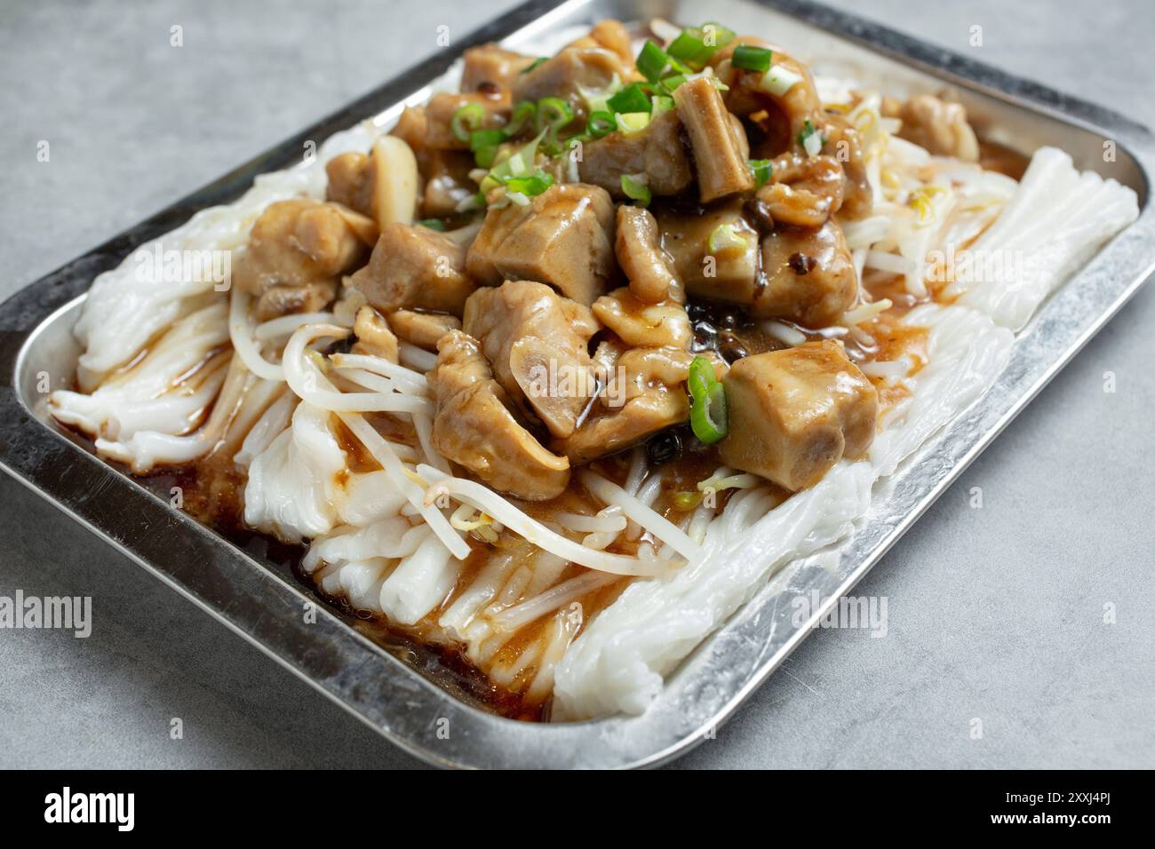 A view of a tray of rice rolls, featuring pork rib meat Stock Photo - Alamy