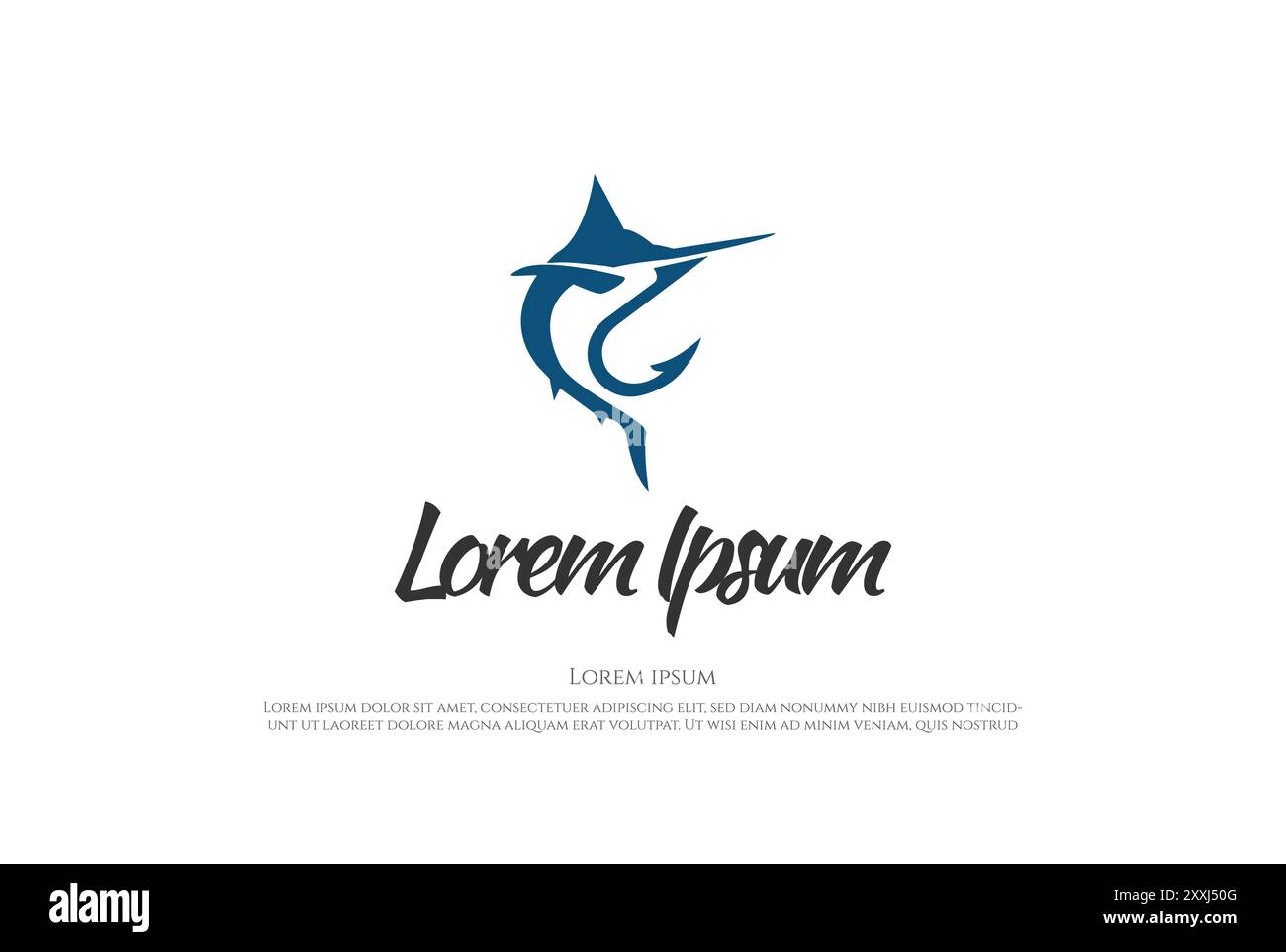 Blue marlin vector vectors hi-res stock photography and images - Alamy