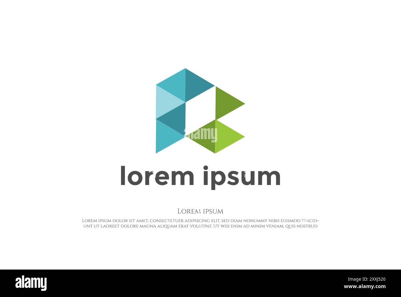 Futuristic type r logo hi-res stock photography and images - Alamy