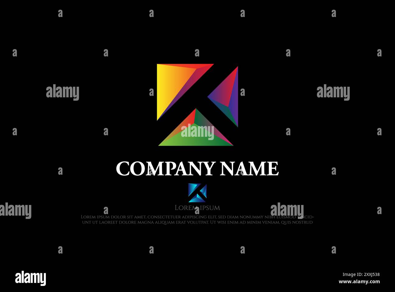 Gem technology logo Stock Vector Images - Alamy