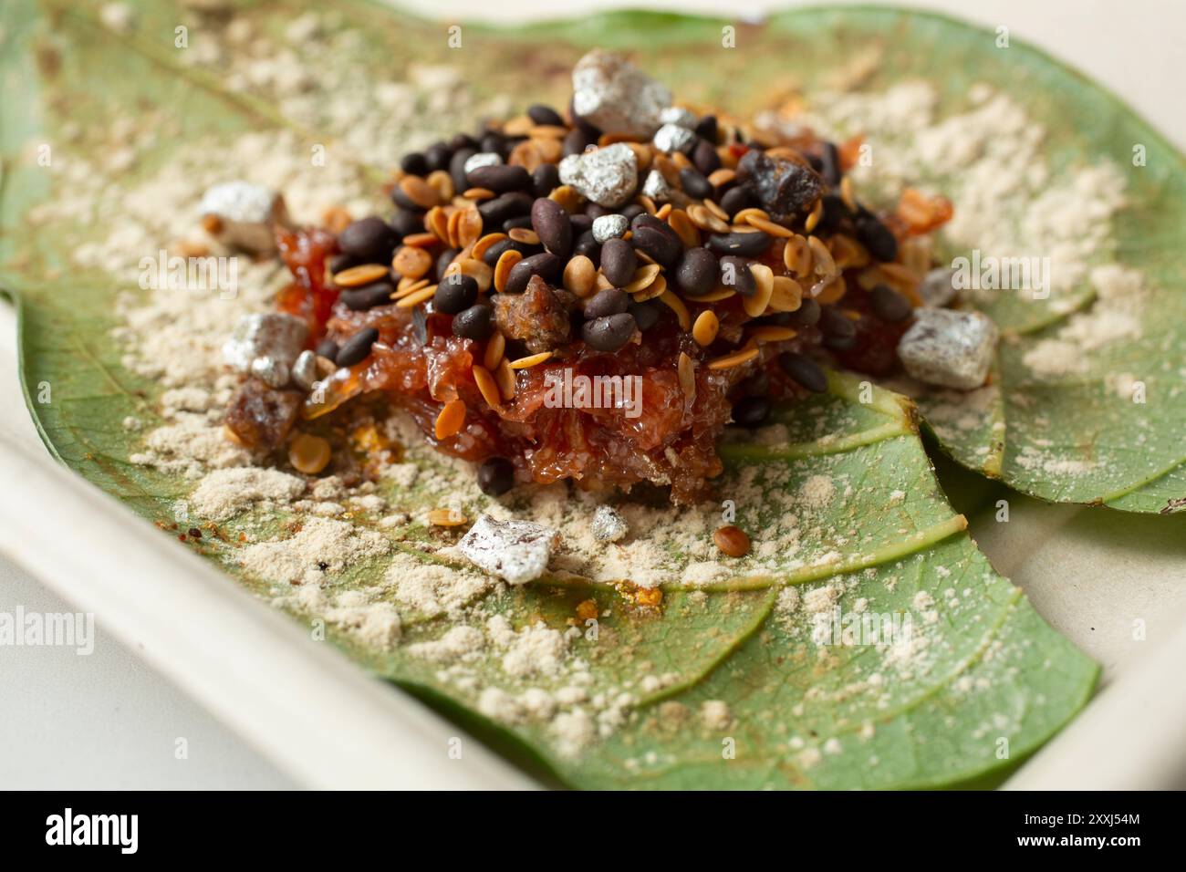 A closeup view of a paan Stock Photo - Alamy