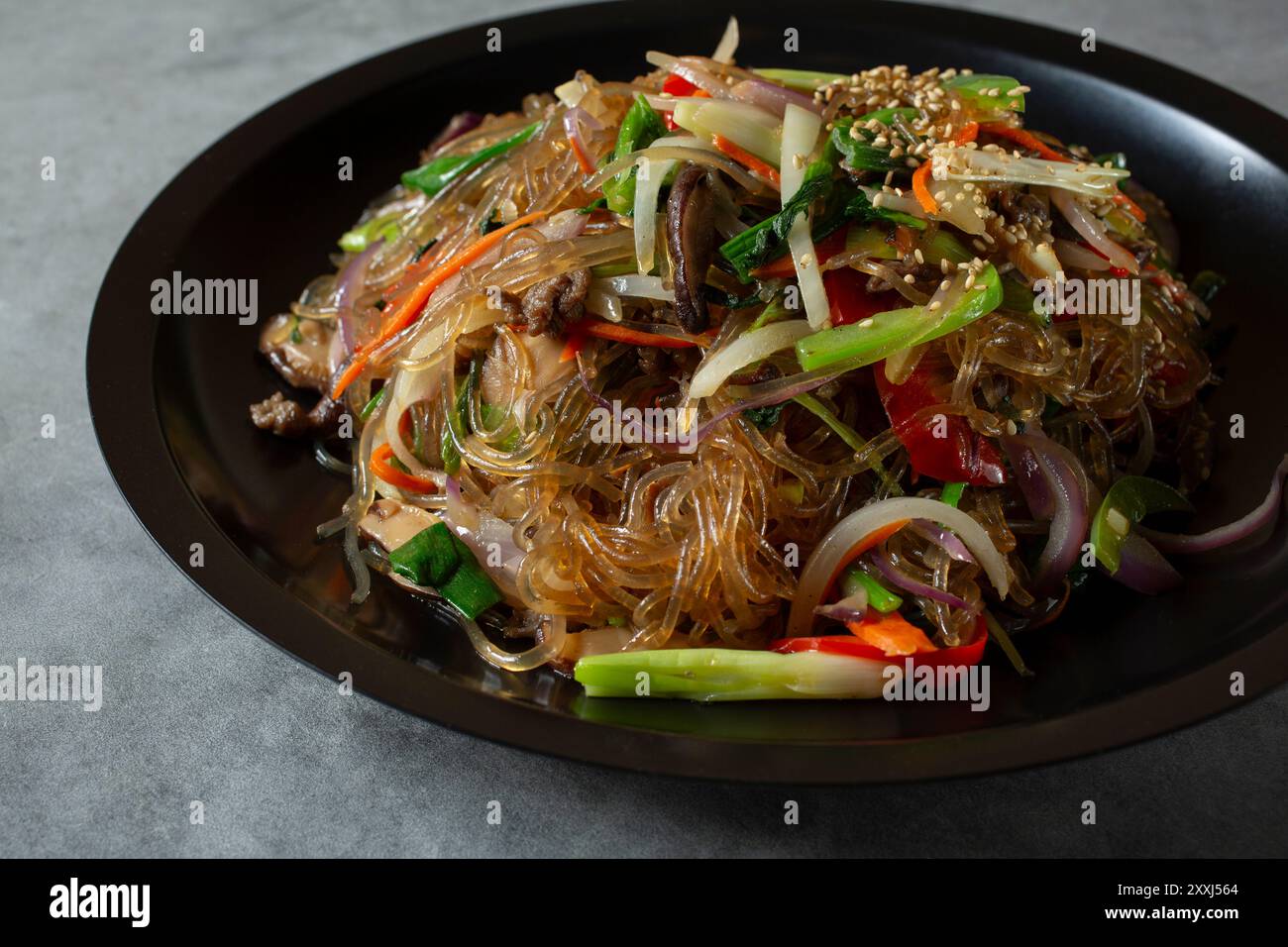 Japchae hi-res stock photography and images - Alamy
