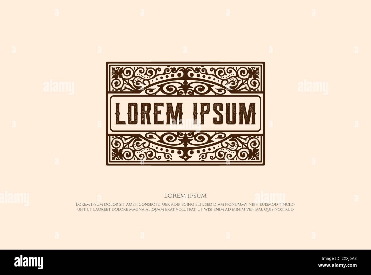 Rum minimalist logo hi-res stock photography and images - Alamy