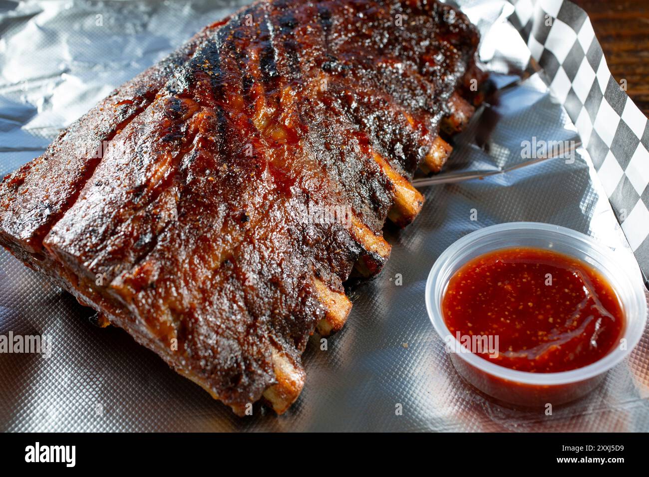 Rack of pork ribs hi-res stock photography and images - Alamy