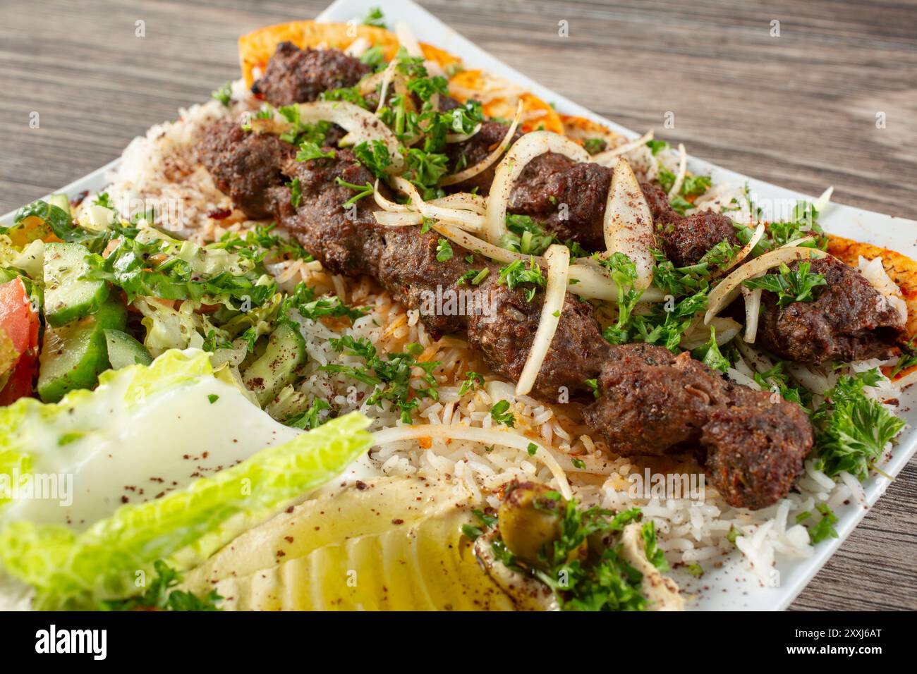 Middle eastern kofta kebab hi-res stock photography and images - Alamy