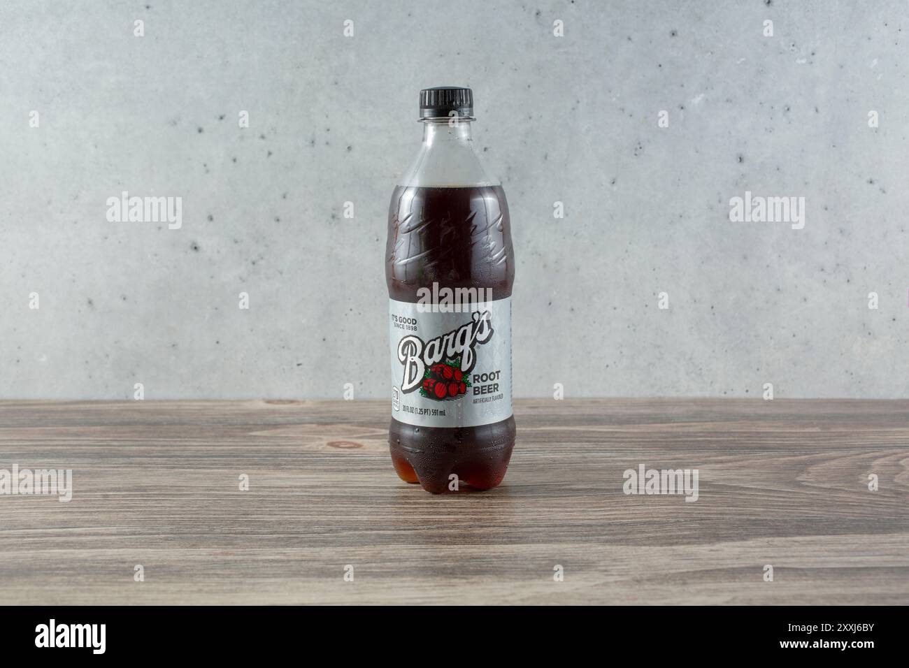 Los Angeles, California, United States - 04-14-2024: A view of a bottle ...