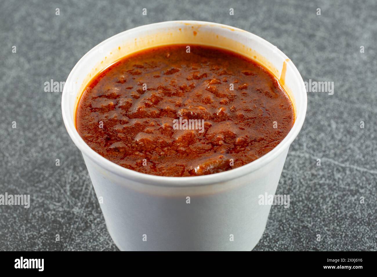 A view of a cup of chili Stock Photo - Alamy