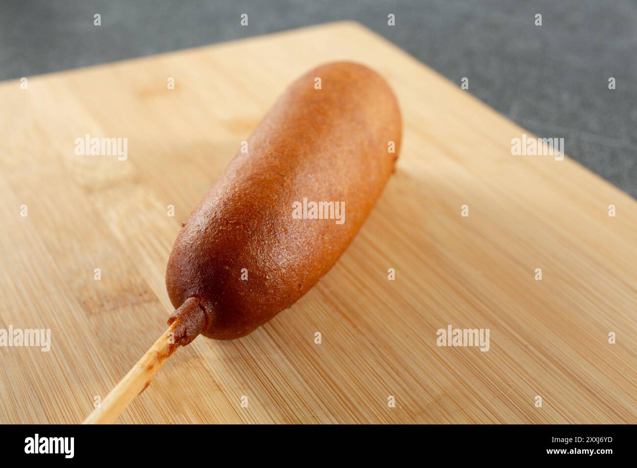 A view of a corn dog Stock Photo - Alamy