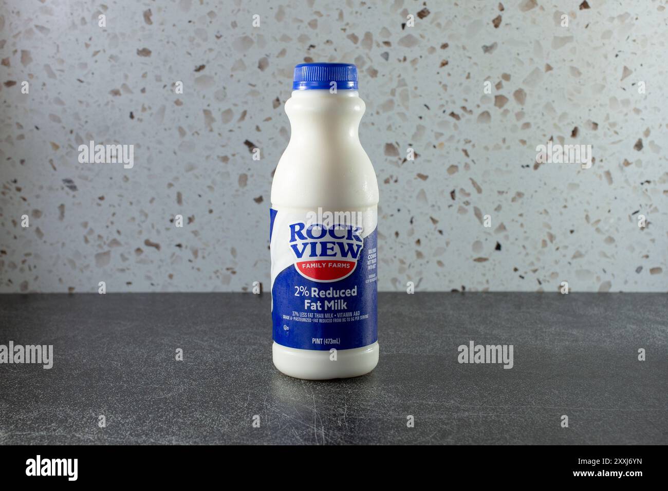 Los Angeles, California, United States - 04-14-2024: A view of a bottle ...