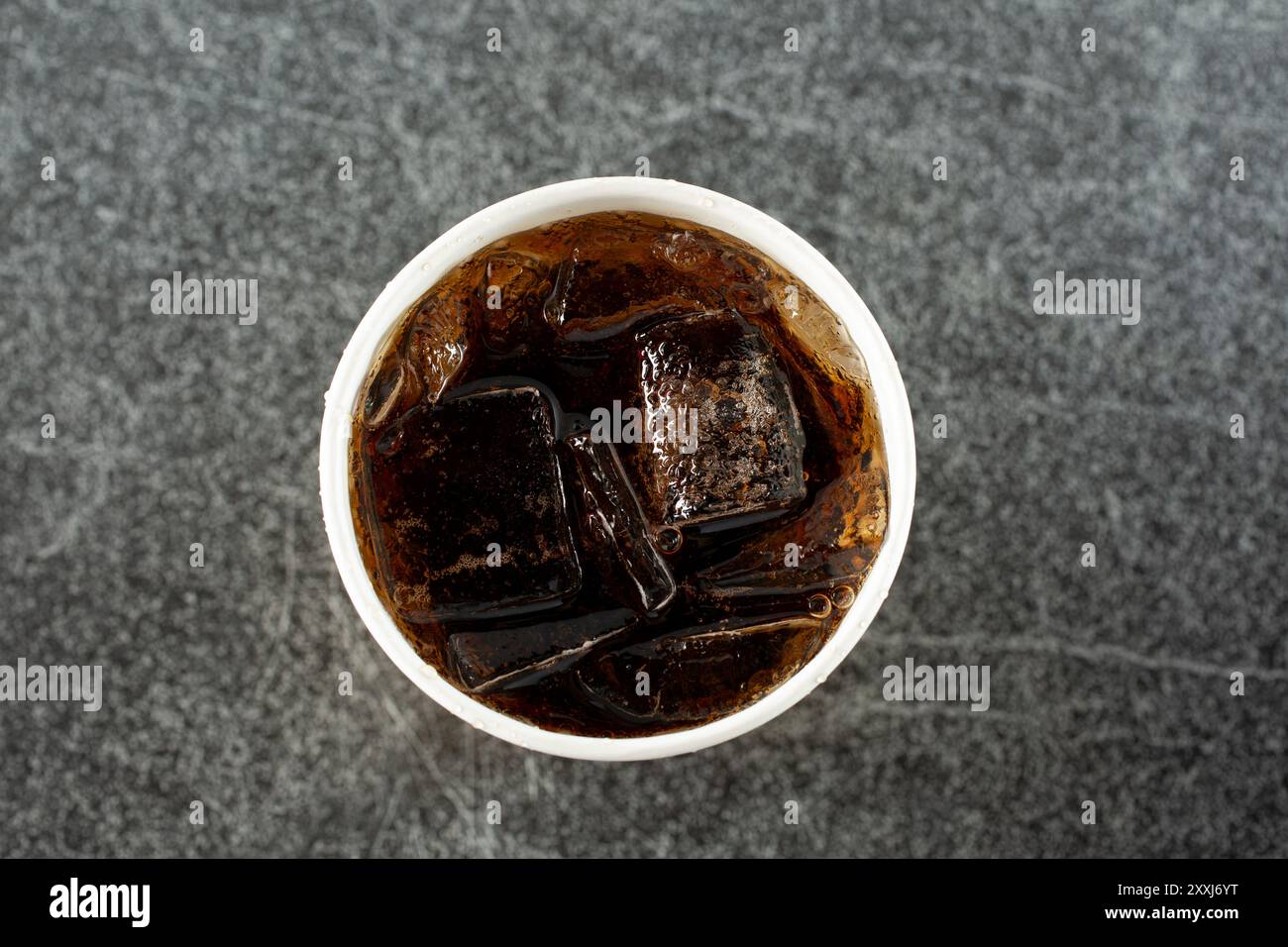 Top view cola cup hi-res stock photography and images - Alamy
