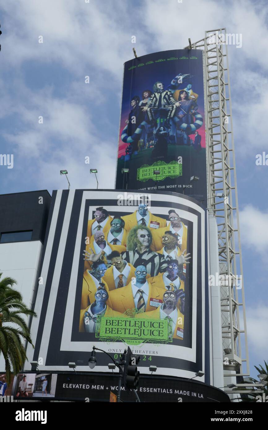 Los Angeles, California, USA 23rd August 2024 Tim Burton Beetlejuice ...
