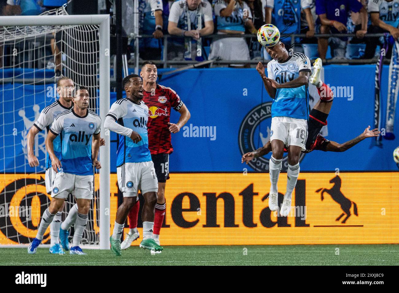 Charlotte, North Carolina, USA. August 24, 2024: Charlotte FC forward ...