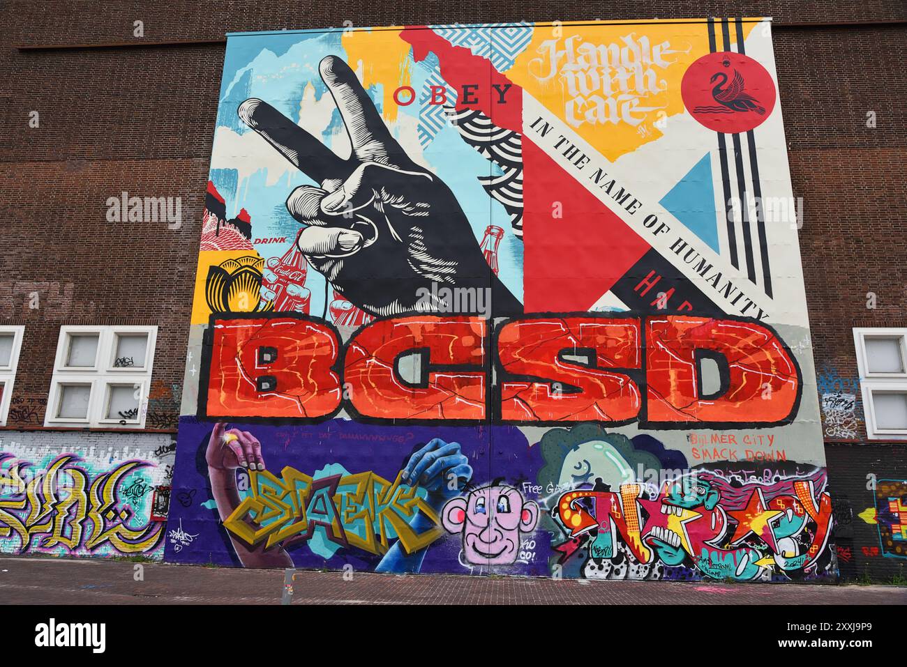 Amsterdam, the Netherlands. July 27, 2024. Street art and graffiti at ...