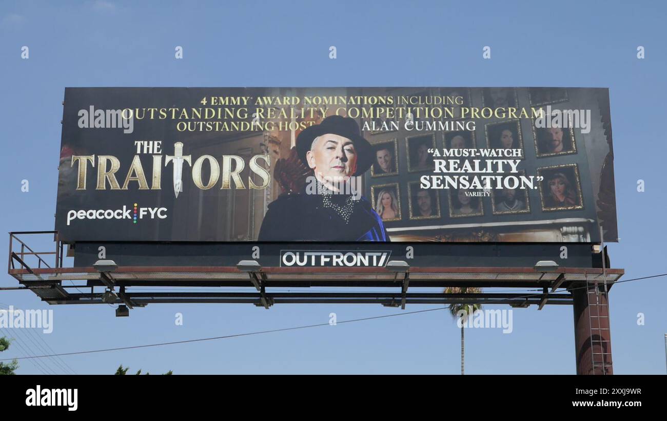 Los Angeles, California, USA 23rd August 2024 The Traitors Billboard on ...