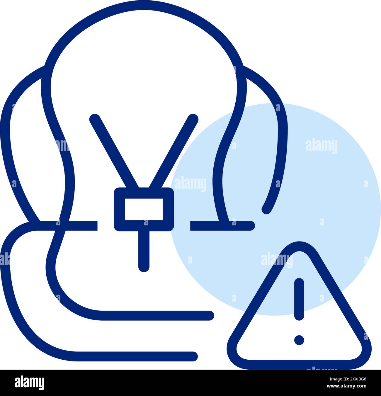Infant car seat safety alert. Check baby seat instalment. Pixel perfect ...