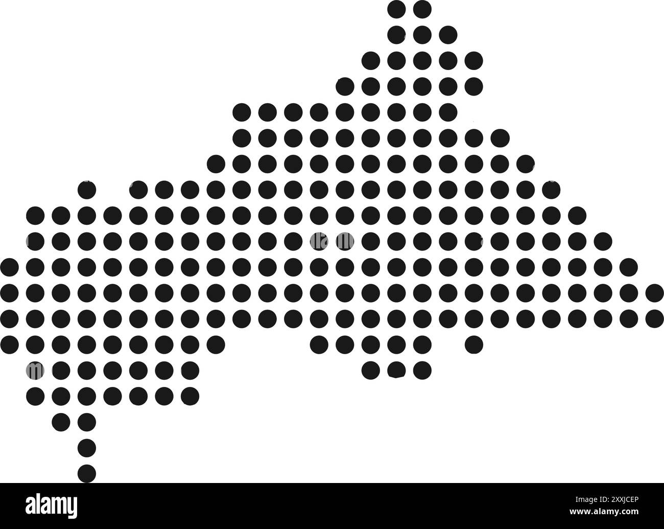 Central African Republic country icon map illustration design Stock ...