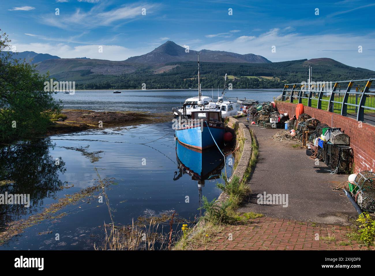 Fishing boats, in Brodick, Isle of Arran, Scotland Stock Photo - Alamy