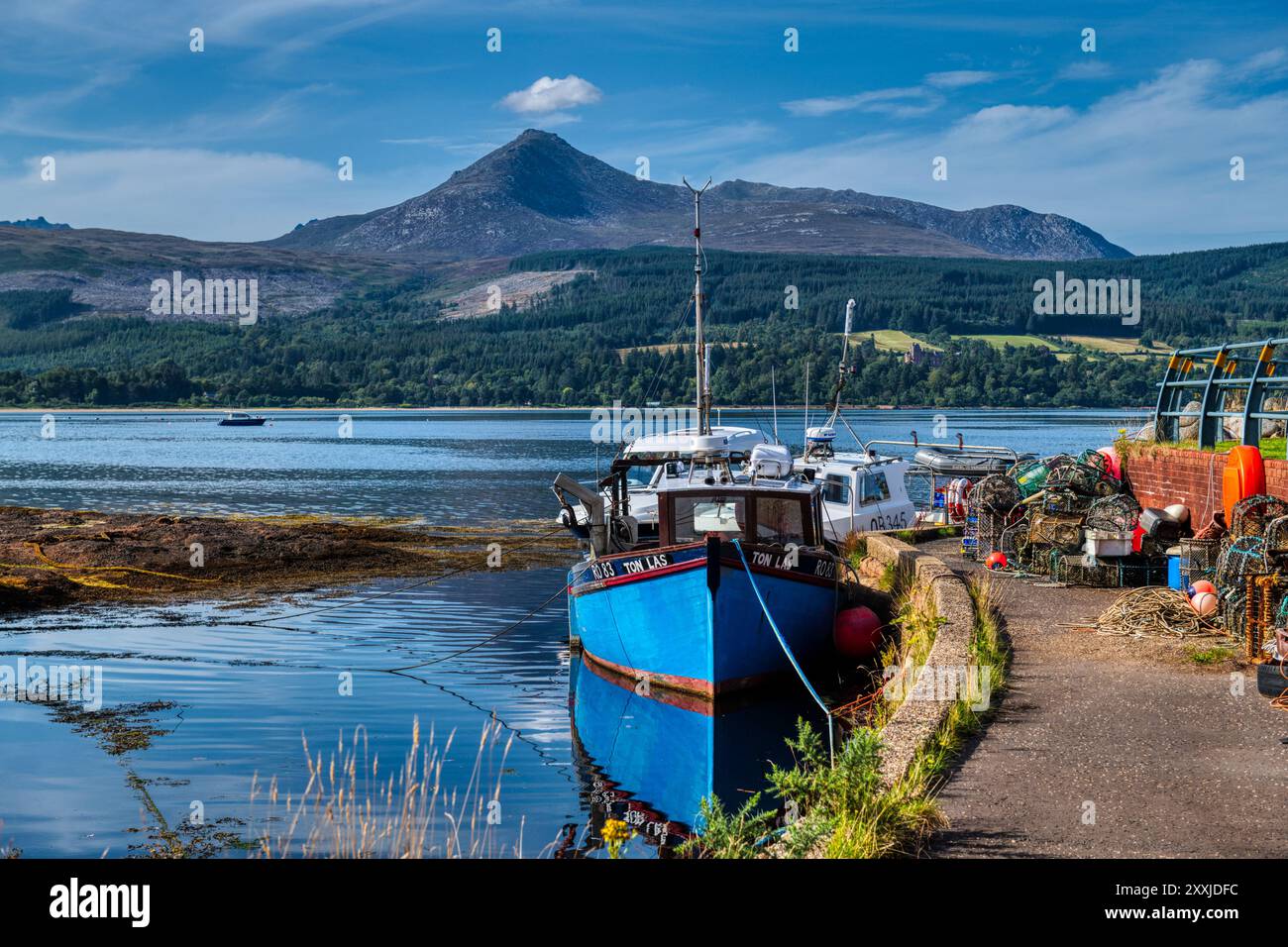 Fishing boats, in Brodick, Isle of Arran, Scotland Stock Photo - Alamy