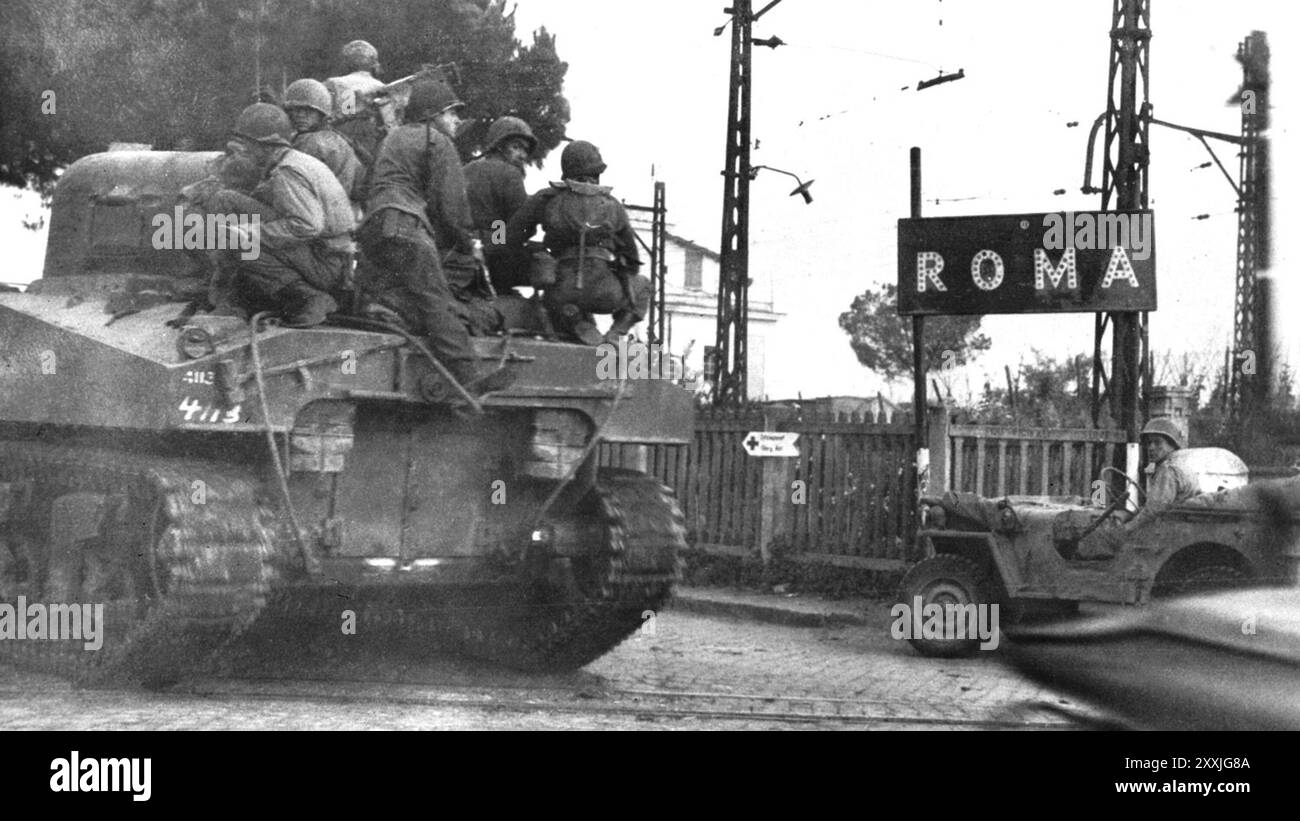 On 4 June 1944, the American 5th Army liberated Rome – one of the most ...