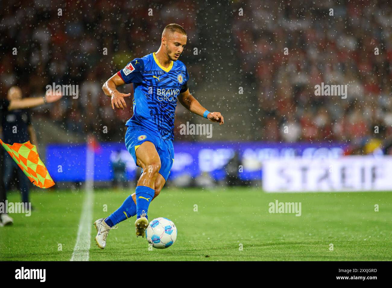 COLOGNE, GERMANY - 24 AUGUST, 2024: Marvin Rittmueller, The football ...