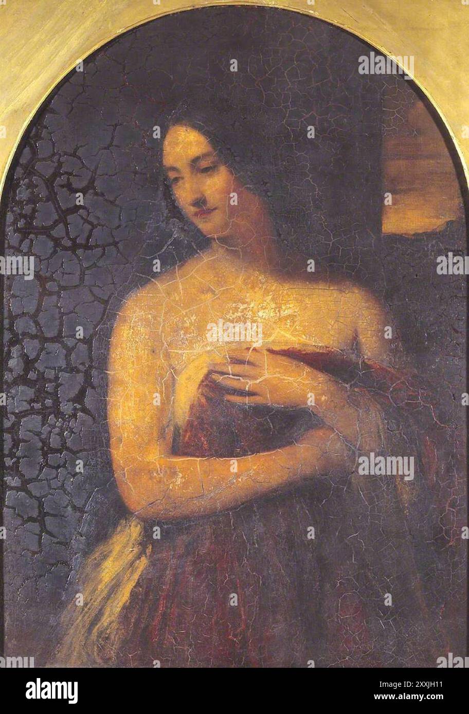 Geraldine painting by Sir William Boxall Stock Photo - Alamy