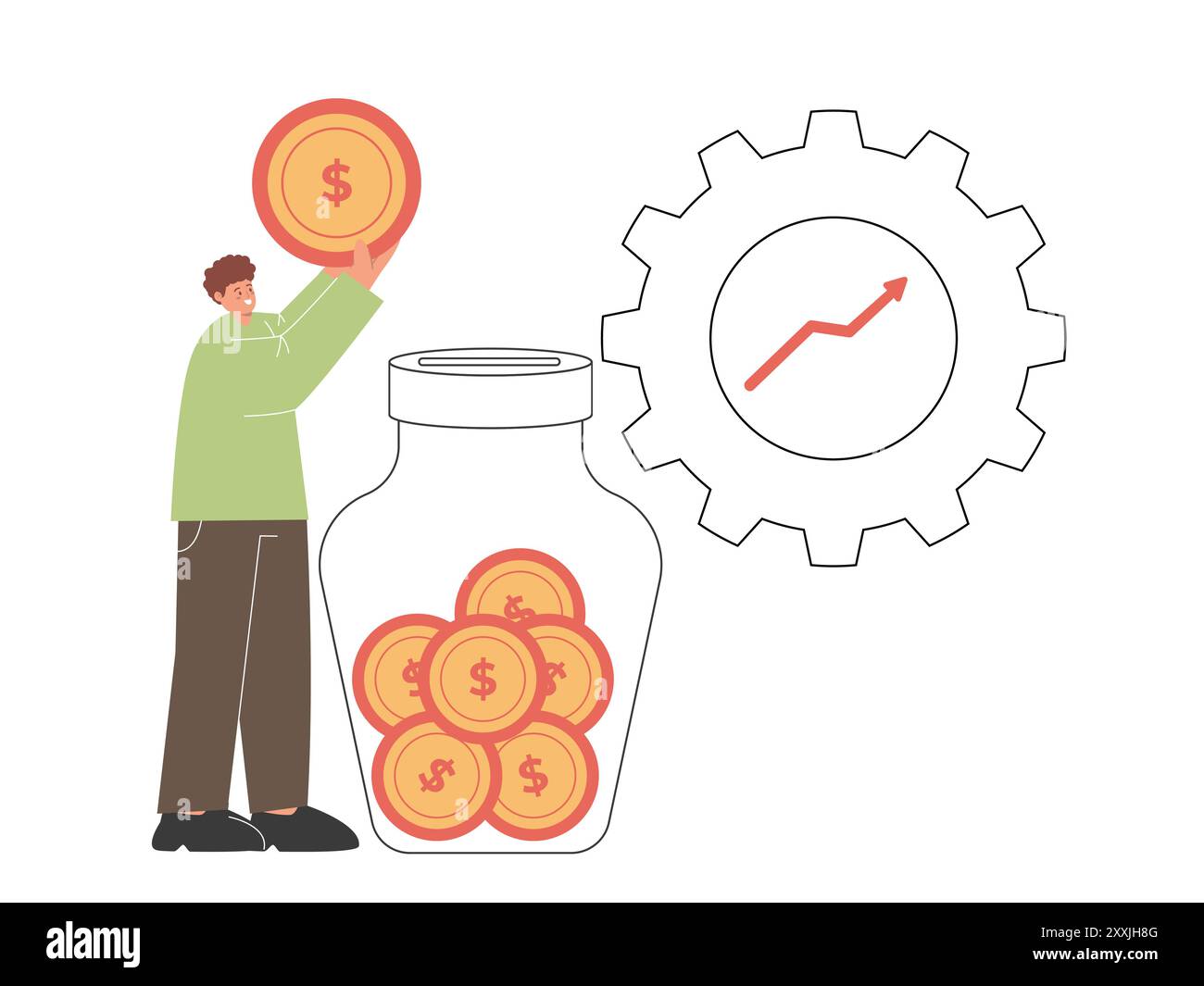investment saving money future plan analytics dollar coin strategy gain ...