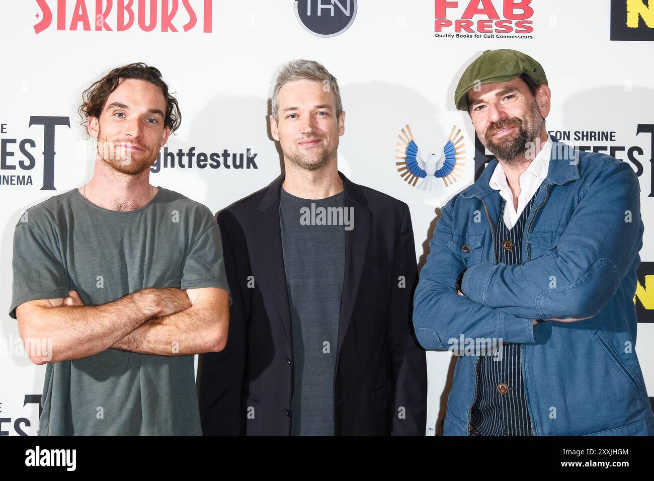London, UK. 24th Aug, 2024. Director Benjamin Goodger with Toby Goodger ...