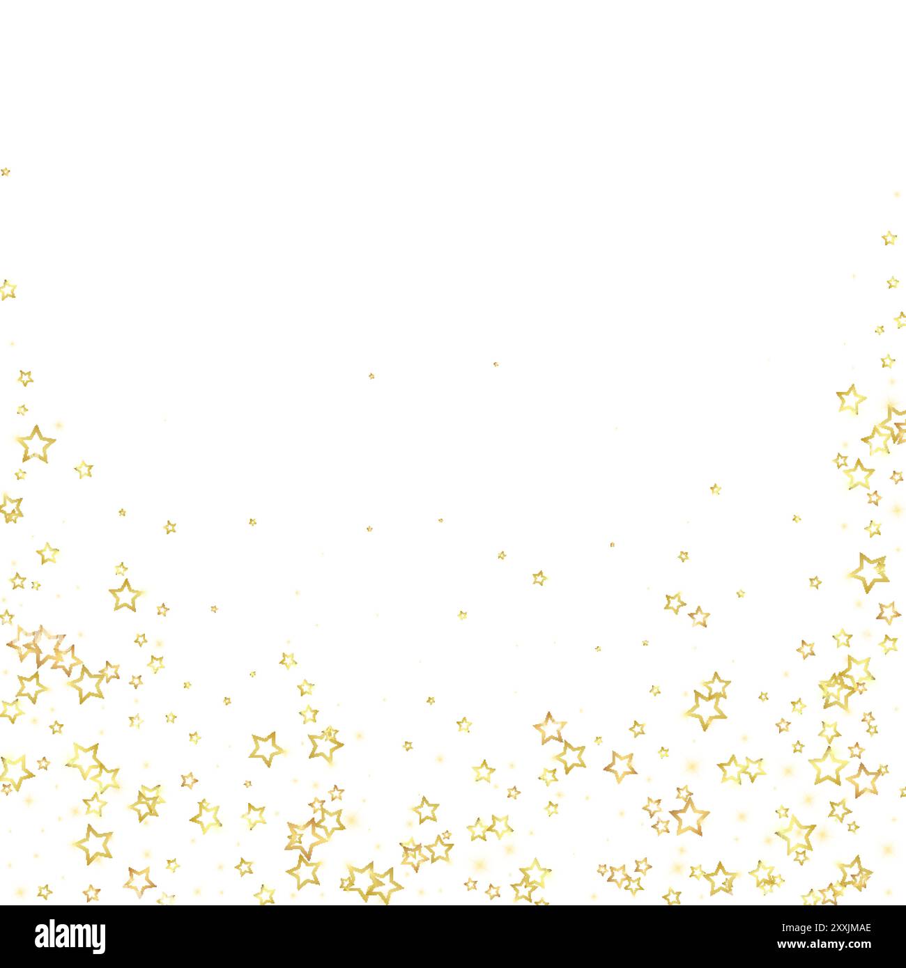 Starry night fairy tale background. Cute sparkling twinkles, christmas ...