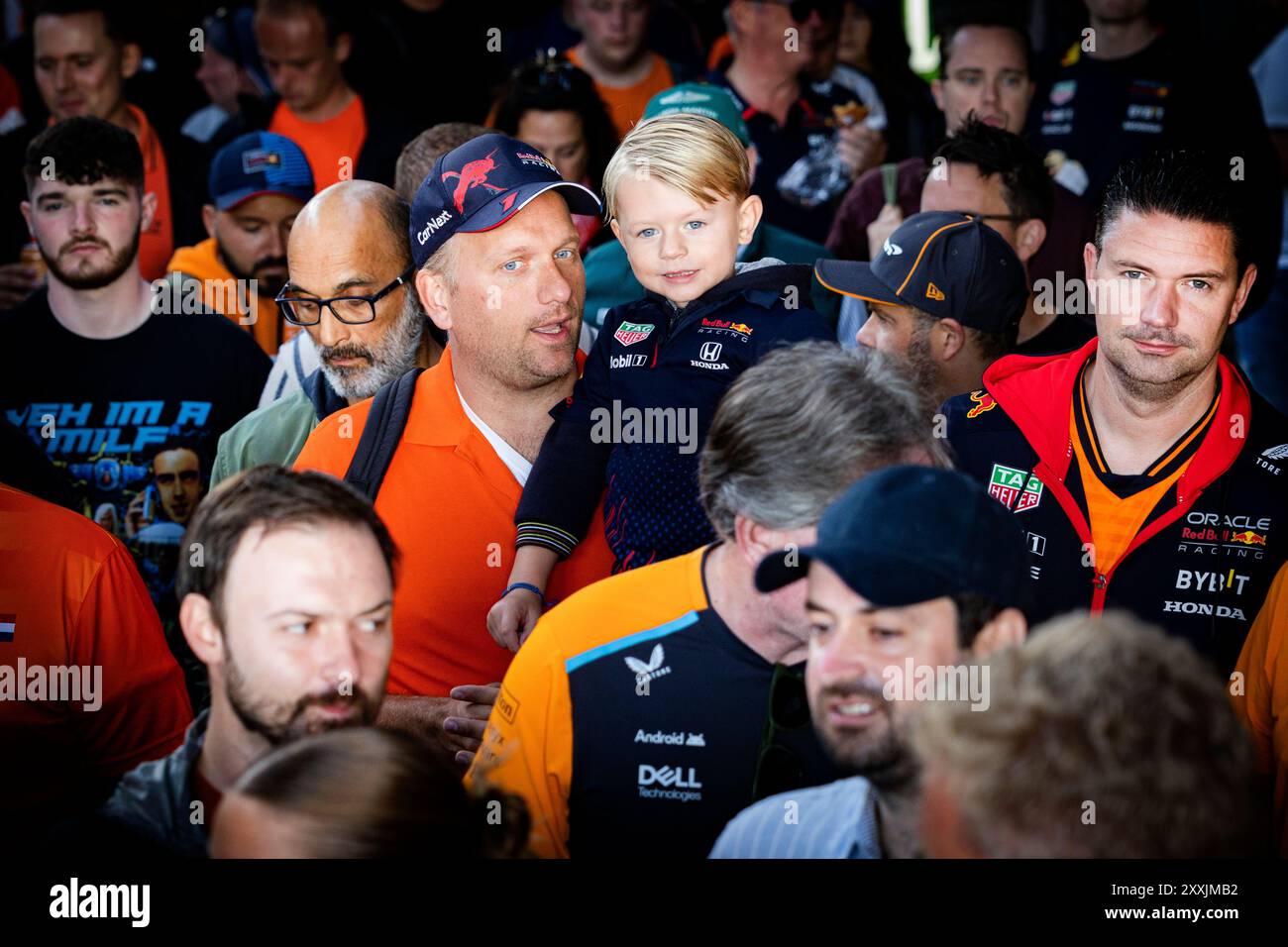AMSTERDAM - Race fans at Amsterdam Central Station on their way to ...