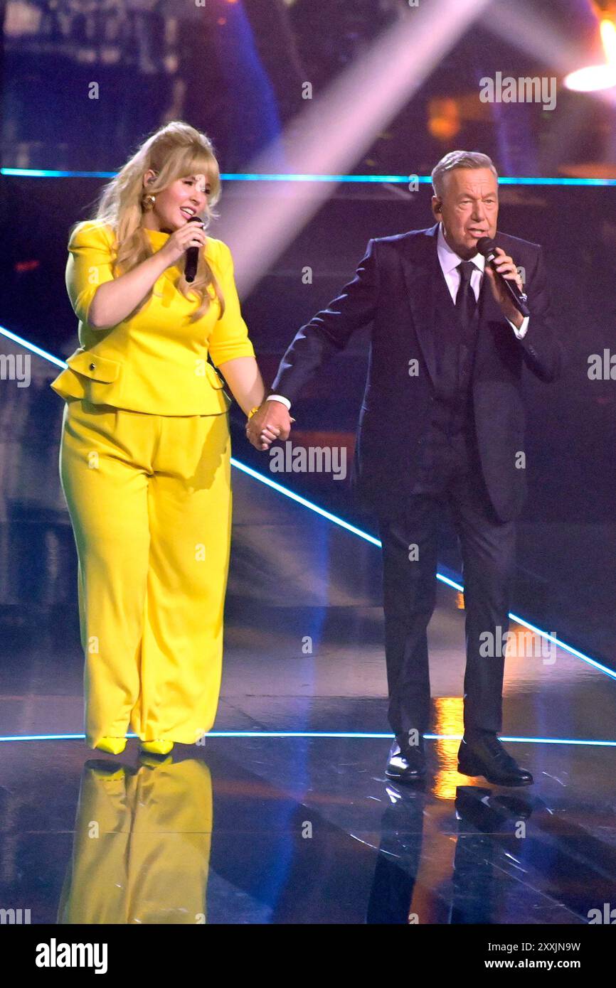 Maite Kelly und Roland Kaiser in der ZDF-Musikshow Die Giovanni ...