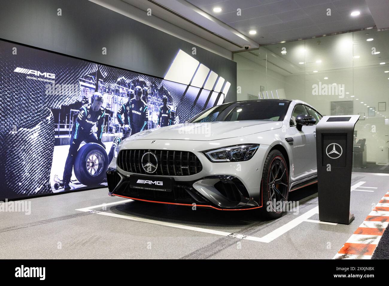 Mercedes Benz AMG GT 63 S 4-door Coup 4MATIC+ sports car showcased at ...