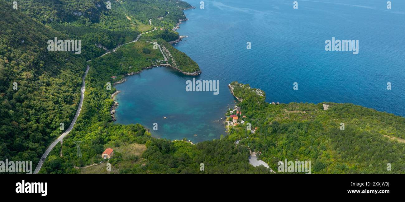 Gideros Bay, which bears the traces of the Genoese, where pirates took ...