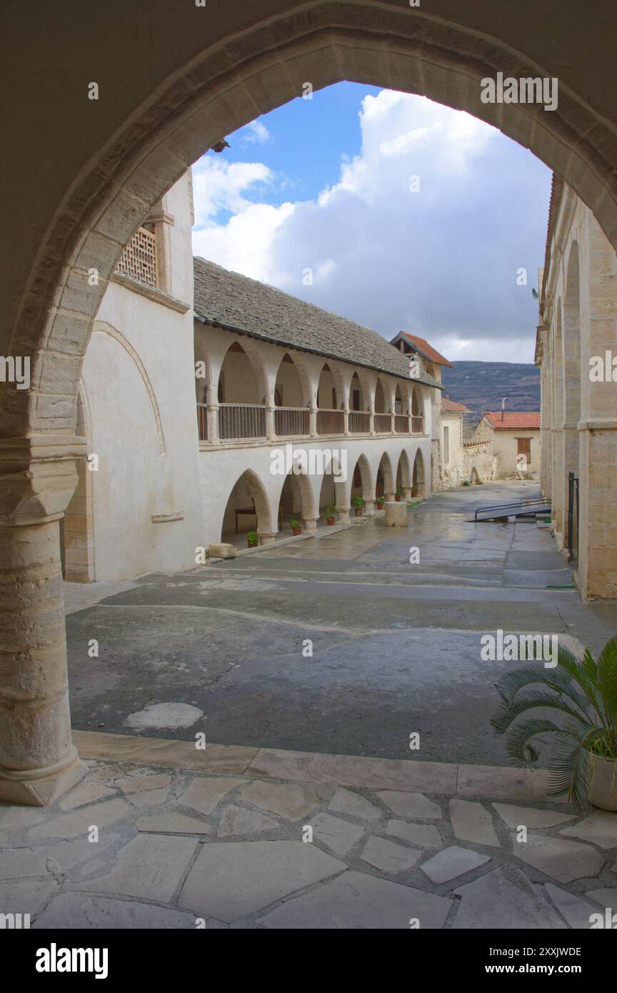 Timios Stavros Monastery, Omodhos, Cyprus Stock Photo - Alamy