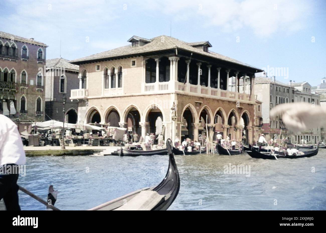 Fish market building, Campo della PescariaVenice, Italy, Europe 1956 ...