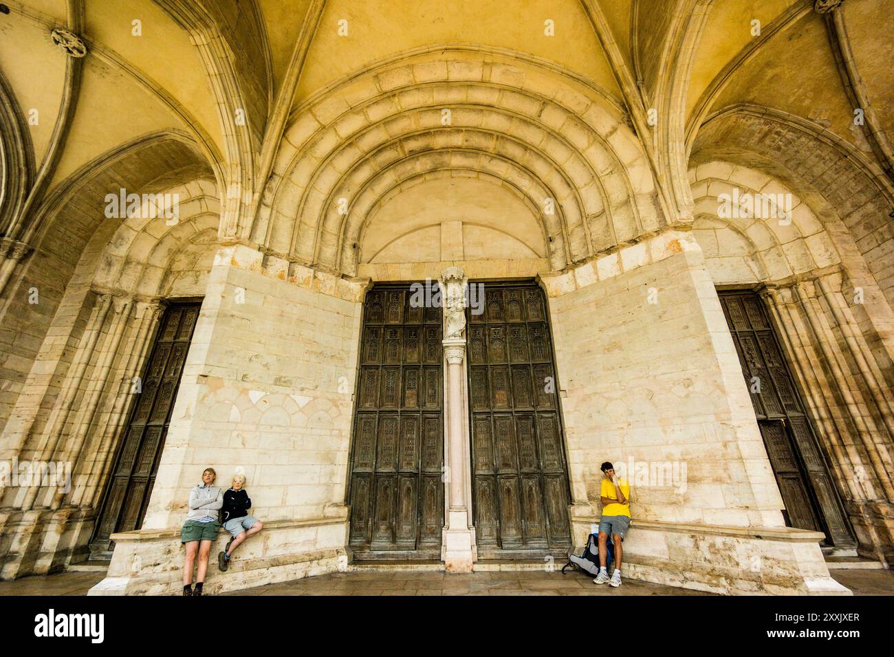 pilgrims, church of Saint Nicholas (Catholic temple of Romanesque ...