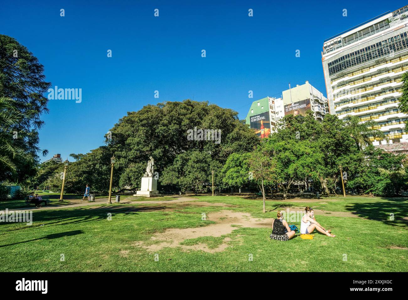 Intendente Alvear Square, known as France Square, Buenos Aires ...
