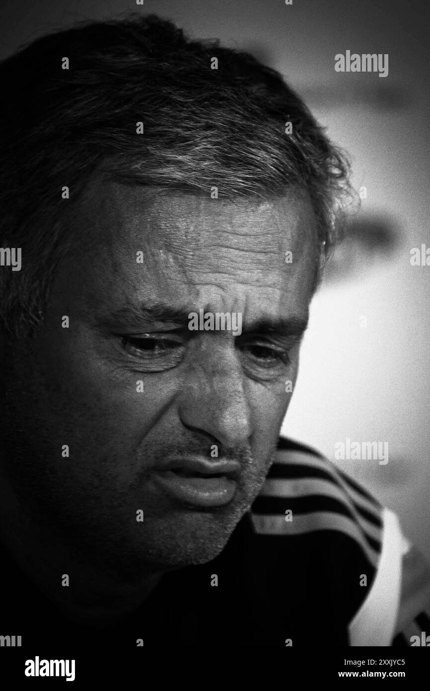 Roma football manager Black and White Stock Photos & Images - Alamy