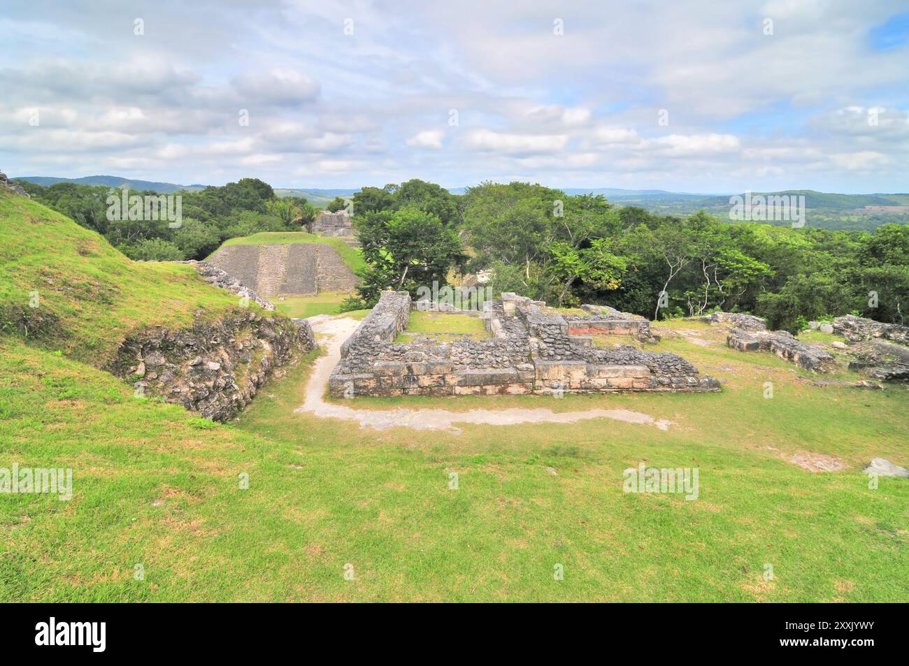 Xunantunich - Ancient Maya archaeological site in western Belize with ...