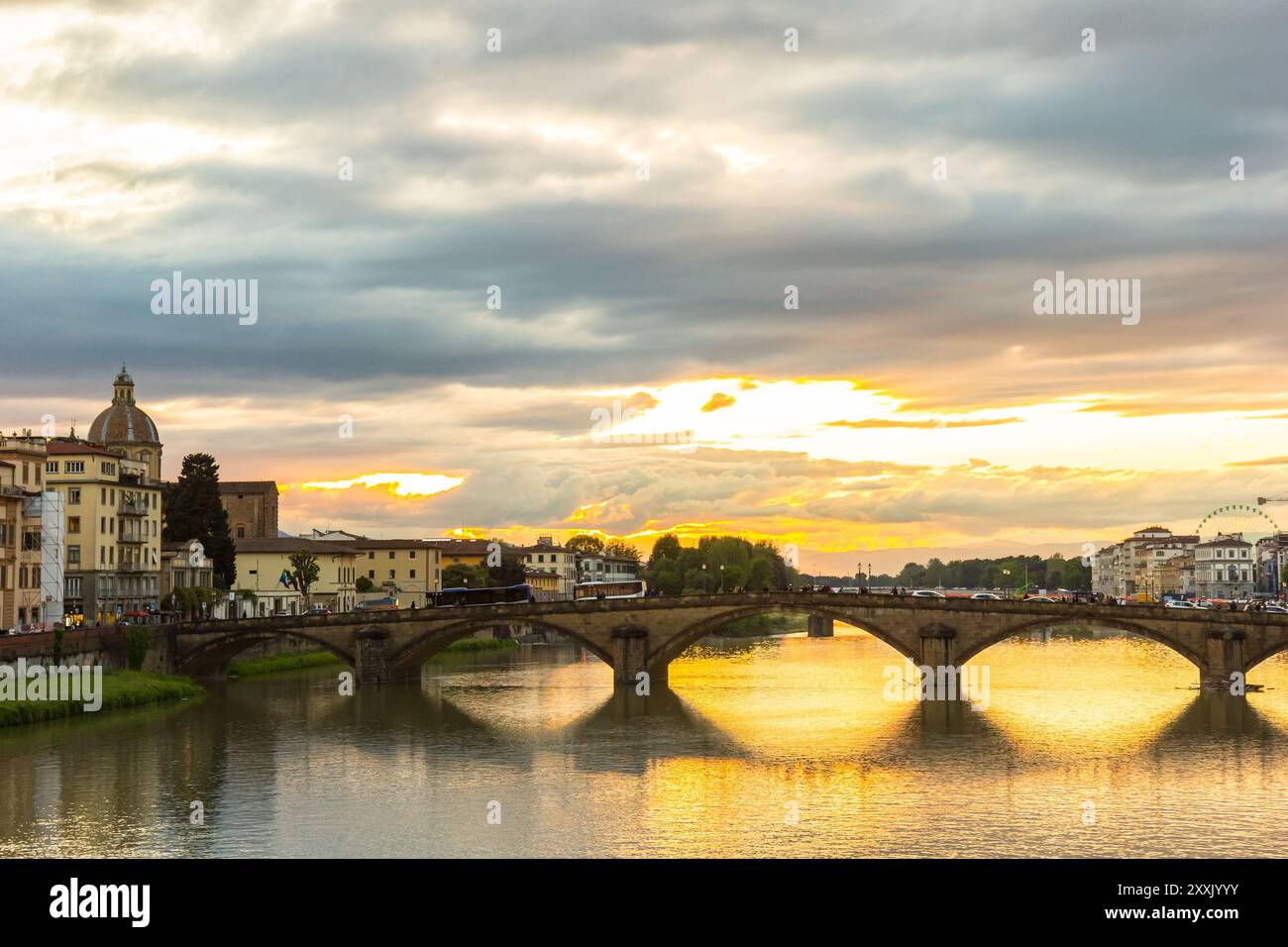 Sunset over florence in hi-res stock photography and images - Alamy