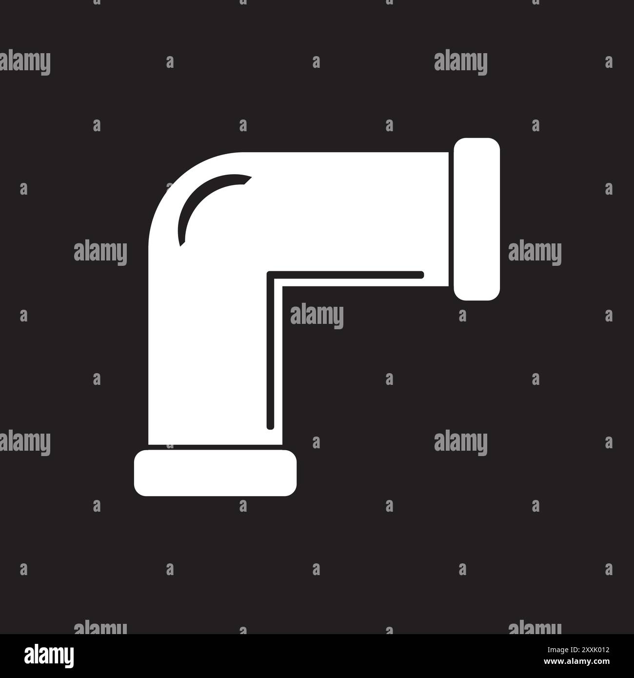 pipe connection icons and accessories vector illustration logo design ...